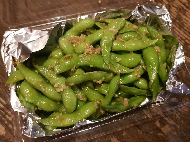 Garlic Butter Pan Fried Edamame