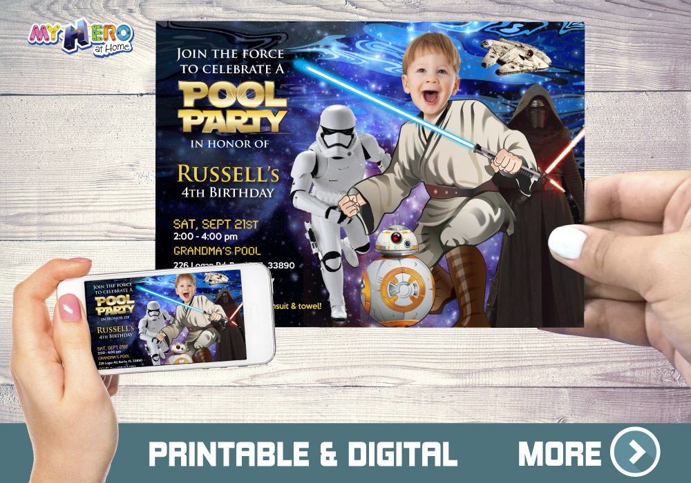 Star Wars Pool Party. Pool Party theme Star Wars