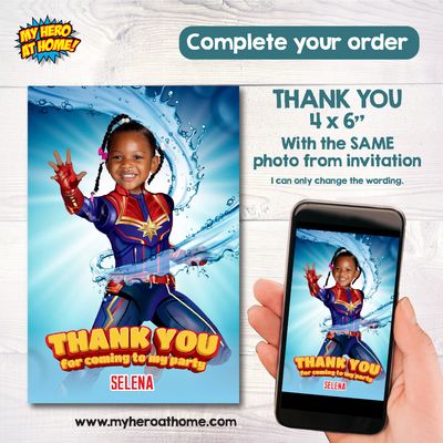 My Hero at Home, where kids are the stars of their Parties