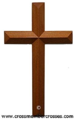 Single Layer Beveled Christian Wooden Crosses - Wooden Cross Online Store