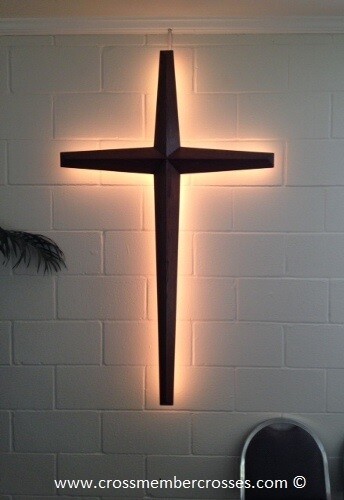 Single Layer Tapered Beveled Christian Crosses