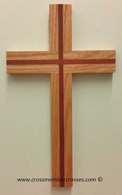 Traditional Inlay Wooden Crosses