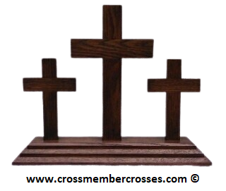 Three Cross Traditional Table Cross