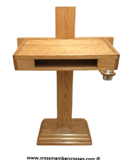 Wooden Pulpit Crosses - Custom Sizes - Purchase in our online store.