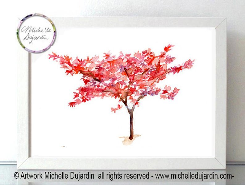 Japanese Maple Tree Painting