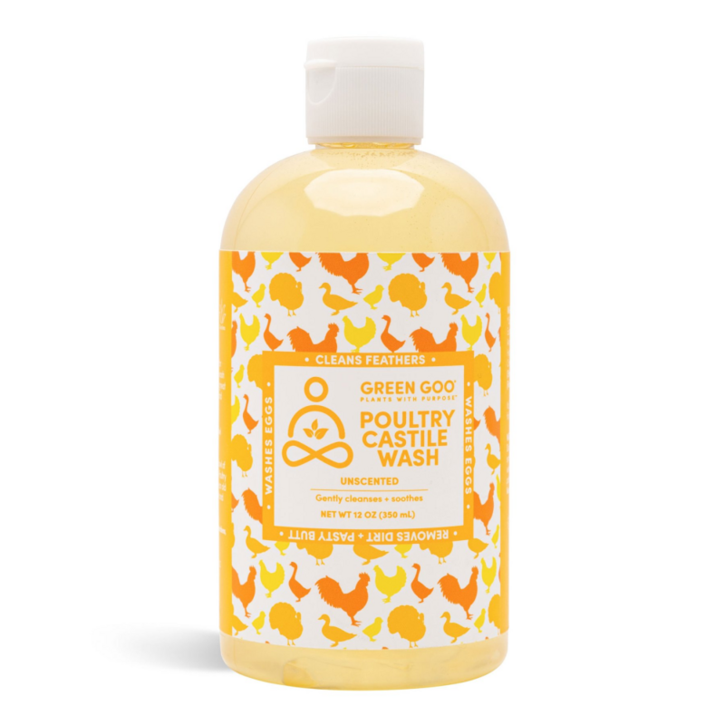 Green Goo Poultry Castile Wash, 12-Ounce