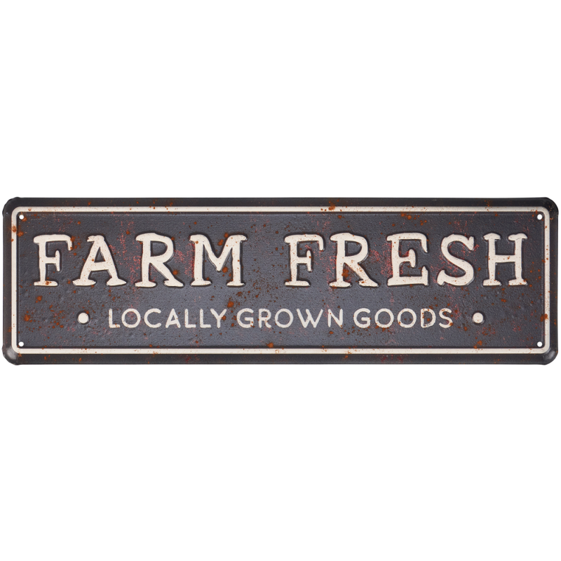 Farm Fresh Locally Grown Goods Sign