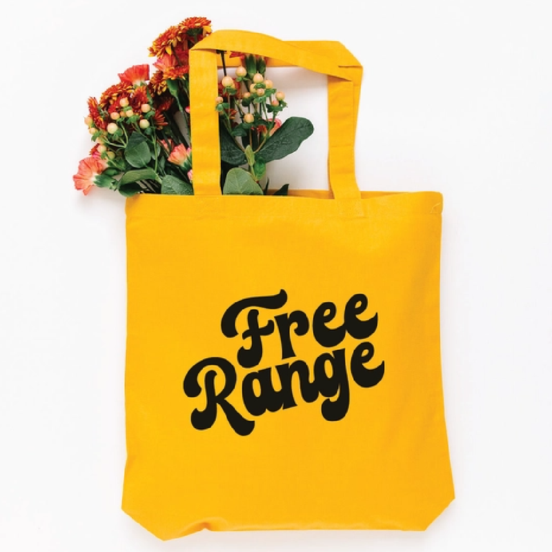 Free Range Tote, Gold