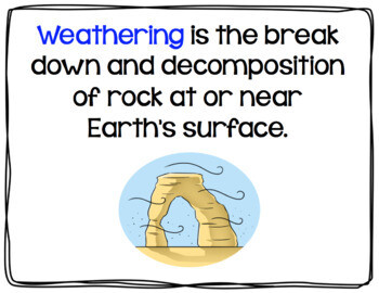 Weathering and Erosion Posters - Store - Science Lessons That Rock