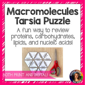 Macromolecules Tarsia Puzzle - Store - Science Lessons That Rock