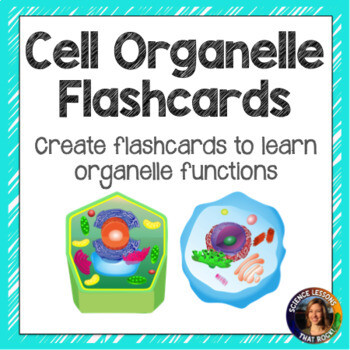 Cell Organelle Flashcards - Store - Science Lessons That Rock