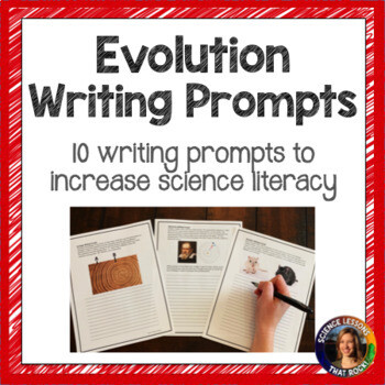 Evolution Writing Prompts - Store - Science Lessons That Rock