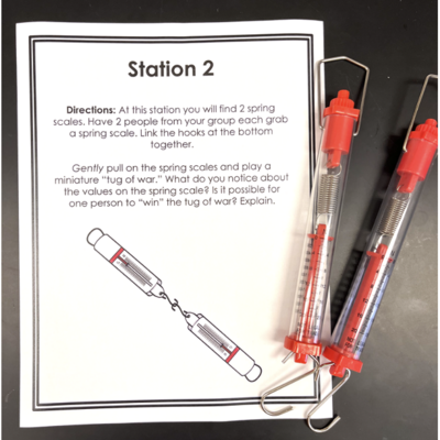 Newton's laws of motion station activity - Store - Science Lessons That ...