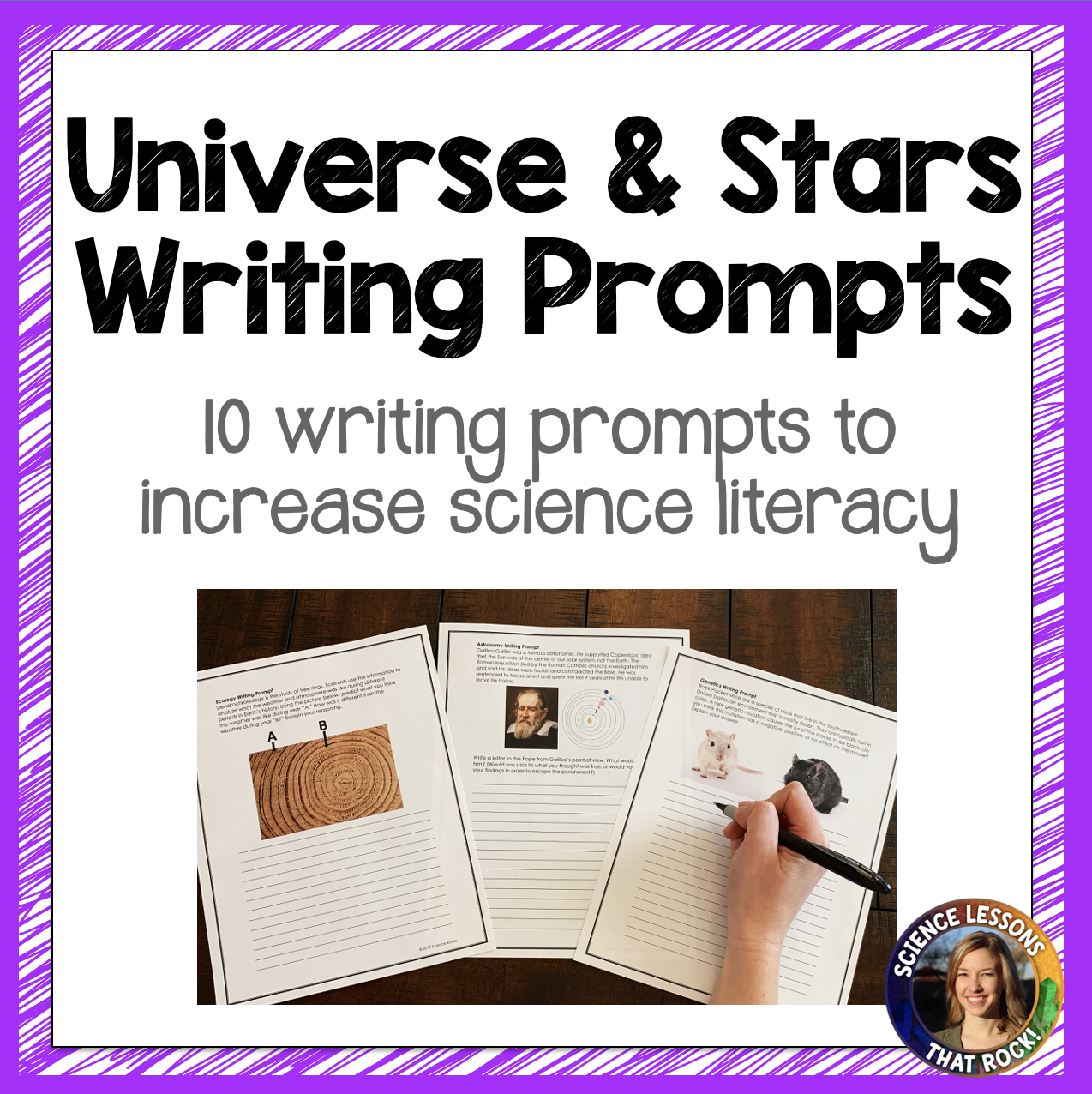 Universe and Stars Writing Prompts - Store - Science Lessons That Rock