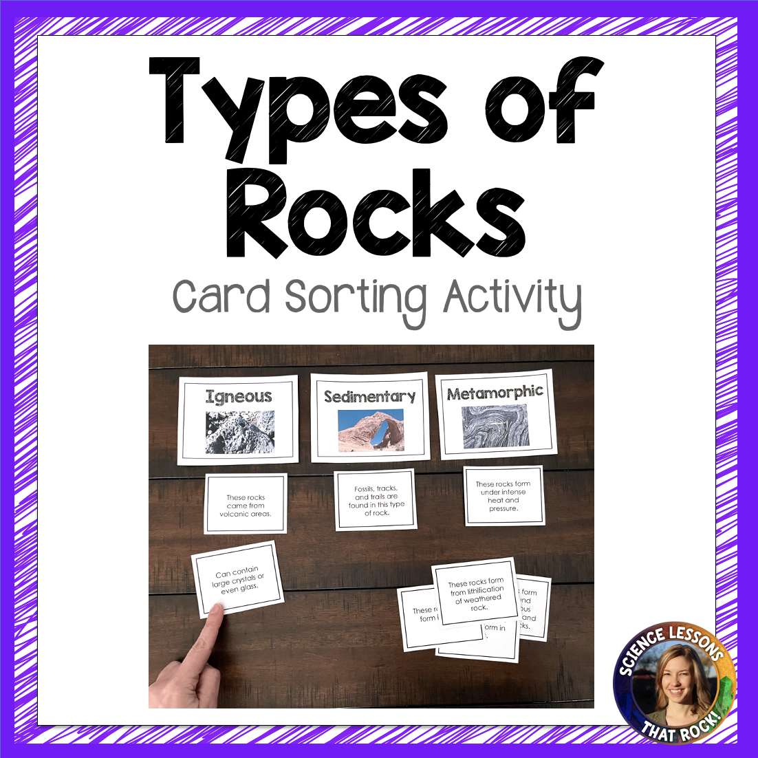 Types of Rocks Card Sort - Store - Science Lessons That Rock