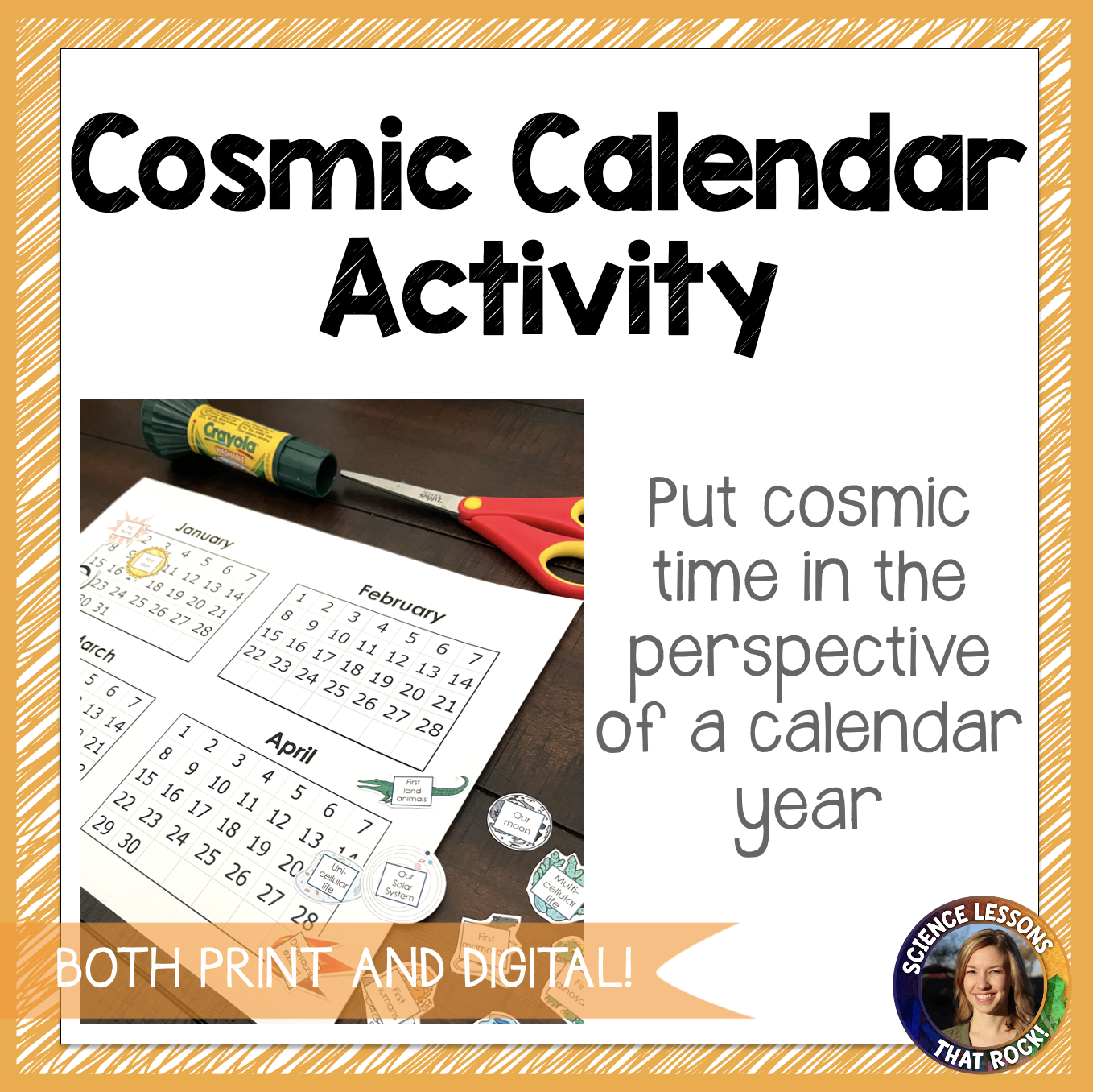 Cosmic Calendar Activity - Store - Science Lessons That Rock