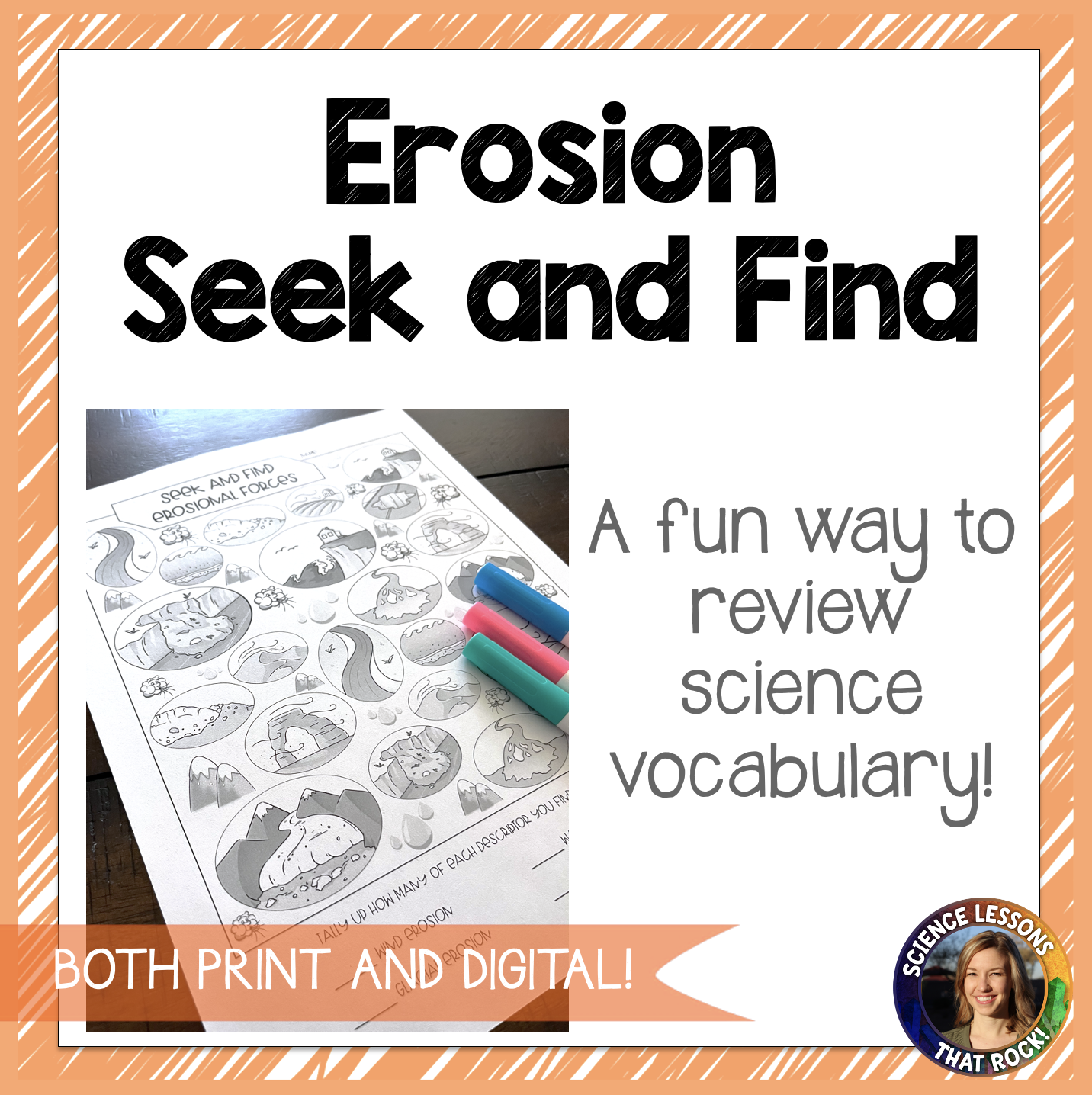 Erosion Seek and Find - Store - Science Lessons That Rock