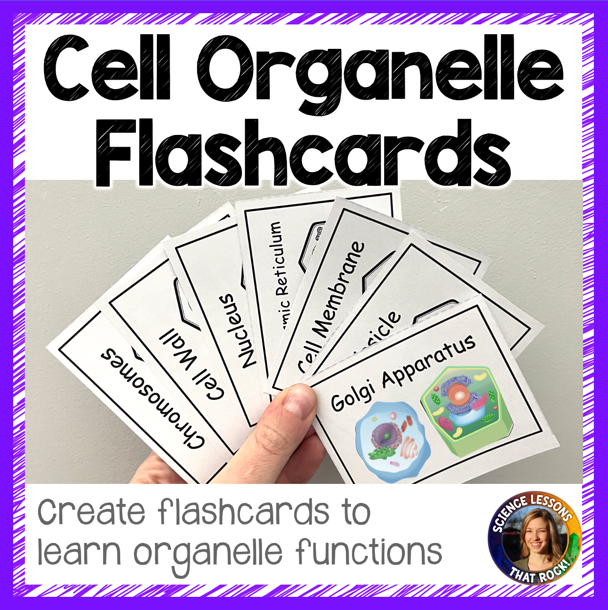 Cell Organelle Flashcards - Store - Science Lessons That Rock
