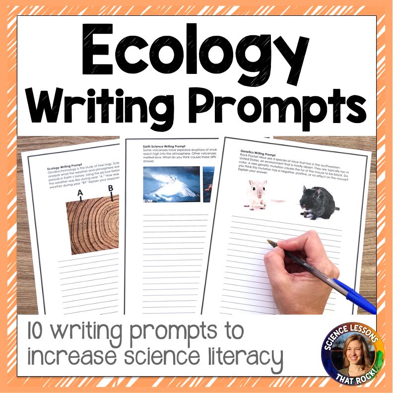 Ecology Writing Prompts - Store - Science Lessons That Rock