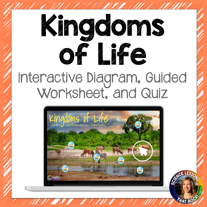 Kingdoms of Life / Classification Interactive Diagram - Store - Science ...