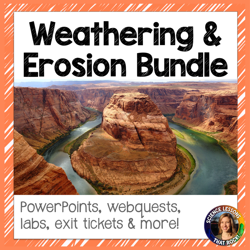 Weathering and Erosion Bundle - Store - Science Lessons That Rock