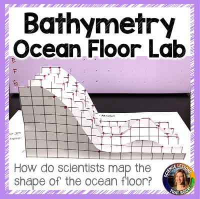 Bathymetry Ocean Floor Mapping Lab - Store - Science Lessons That Rock