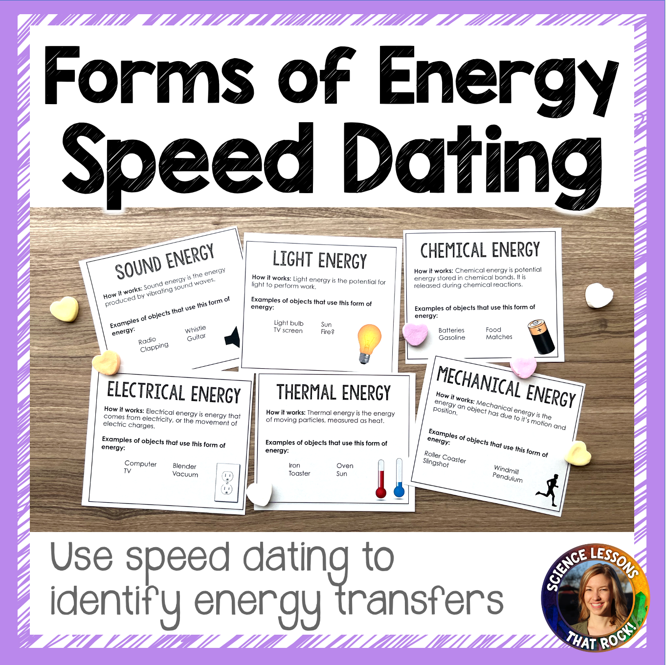 Forms of energy speed dating - Store - Science Lessons That Rock