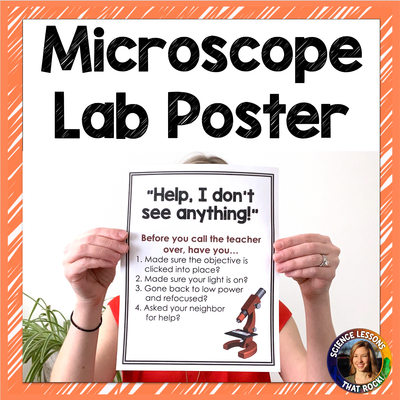 Microscope Lab Poster - Store - Science Lessons That Rock
