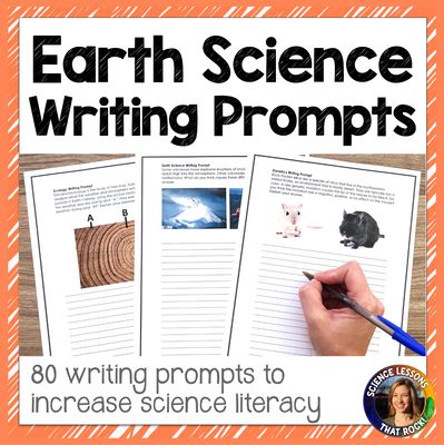 Earth Science Writing Prompt Bundle - Store - Science Lessons That Rock