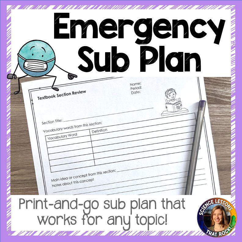 Textbook Chapter Review Worksheet - Store - Science Lessons That Rock