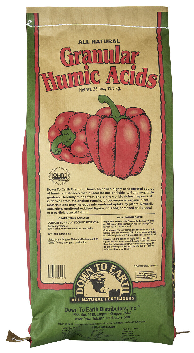 Down to Earth Dry Granular Humic Acids