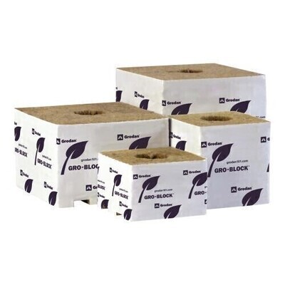 plugs, neoprene, rockwool, grow blocks, slabs, hydro mats