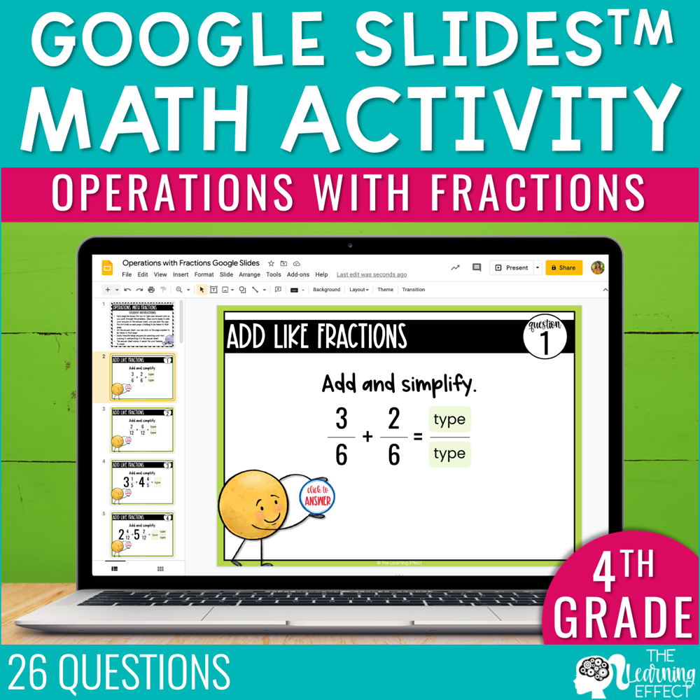 Operations With Fractions Google Slides 4th Grade Shop The Learning Effect operations-with-fractions-google-slides-4th-grade-shop-the-learning-effect