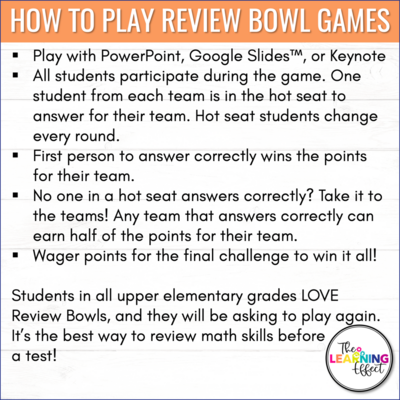 3rd Grade Math Spiral Review #1-3 Game Shows | End of Year Test Prep ...