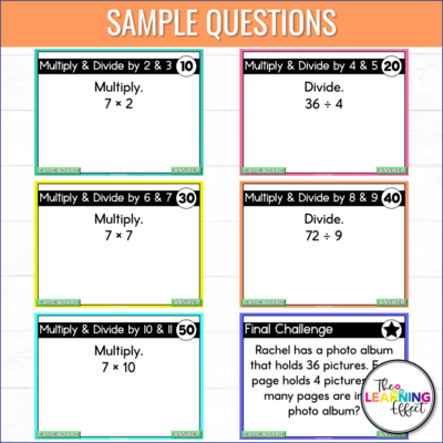 3rd Grade Math Spiral Review #1-3 Game Shows | End of Year Test Prep ...