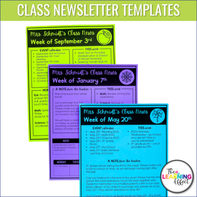 Back to School Forms, Printables, Templates BUNDLE