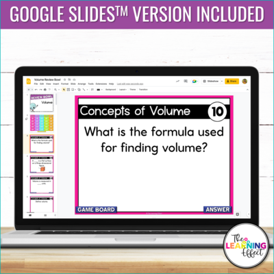 Volume Game Show | 5th Grade Math Test Prep Activity