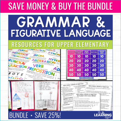 Figurative Language Game Show | ELA Review Test Prep Activity