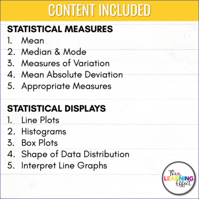 6th Grade Math Statistics Game Shows | Test Prep