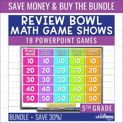 5th Grade Math Decimal Game Shows | Test Prep