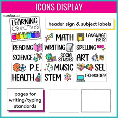 Learning Objective Display Labels