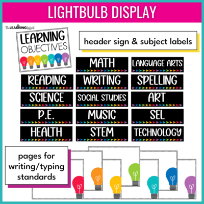 Learning Objective Display Labels