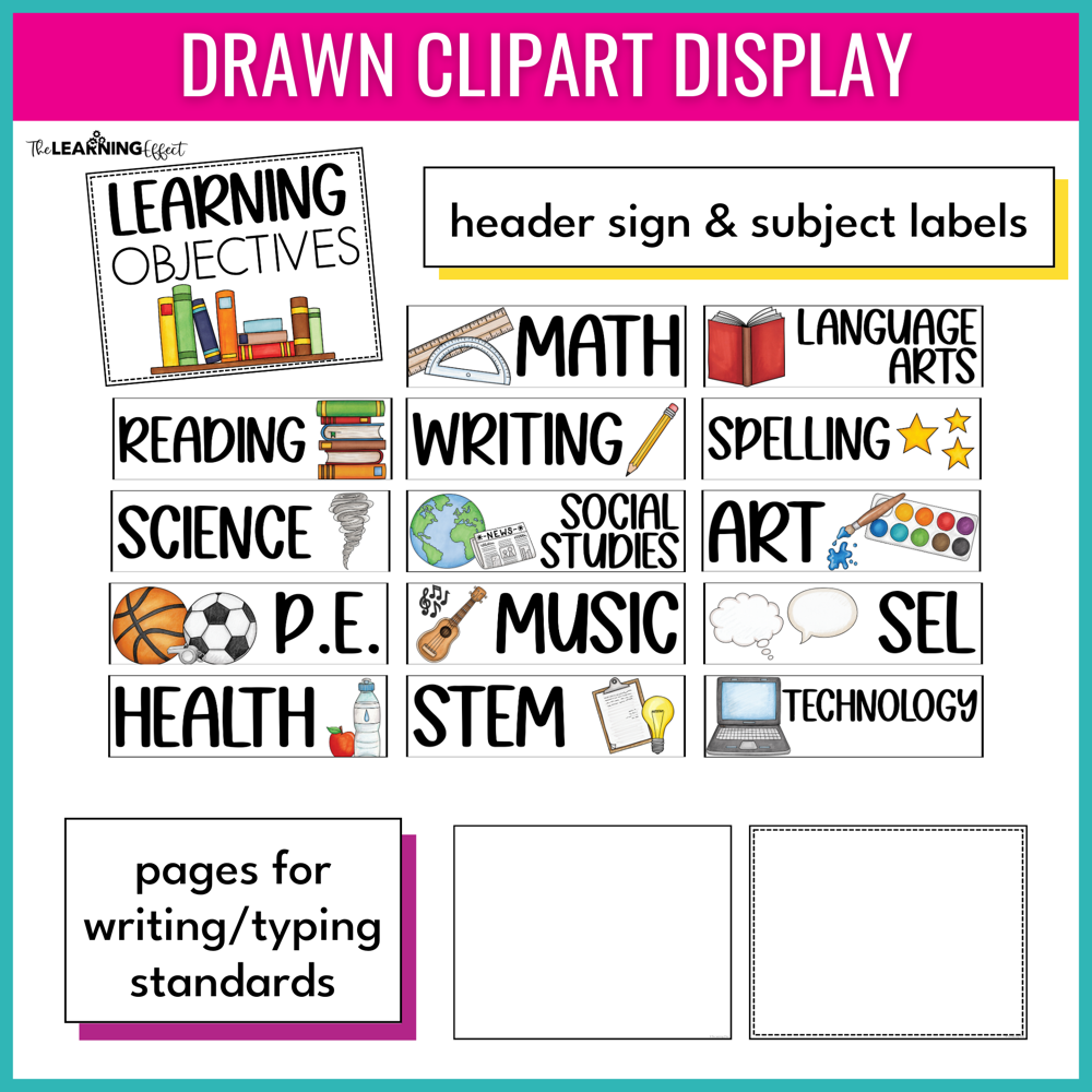 Math Learning Target Clipart