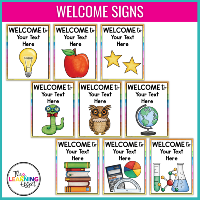 Meet the Teacher Open House Stations and Printables