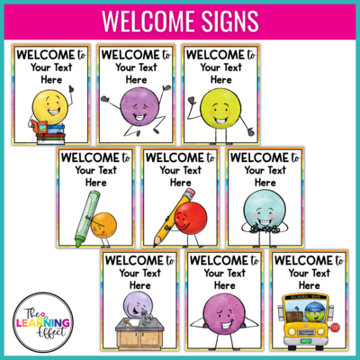 Meet the Teacher Open House Stations and Printables