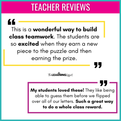 Whole Class Reward System | Mystery Word Classroom Behavior Management ...