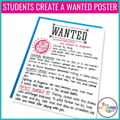 Infectious Disease Research Project and Wanted Poster