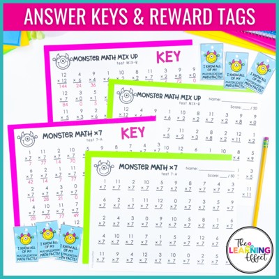 Multiplication Timed Tests | Math Facts Fluency Worksheets