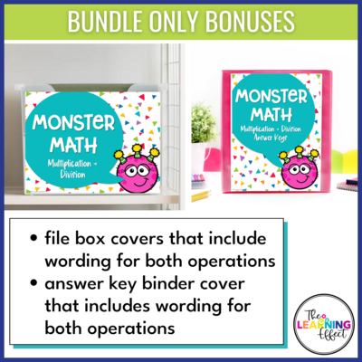 Math Fact Fluency Multiplication and Division Timed Tests Practice ...