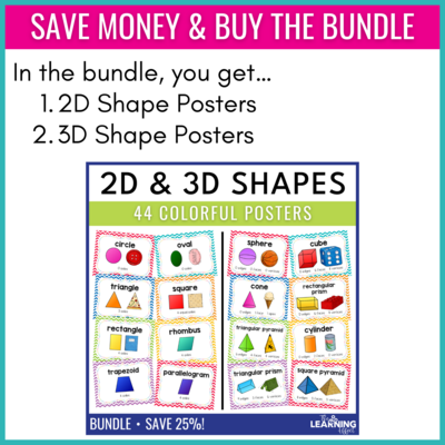 2D Geometric Shape Posters